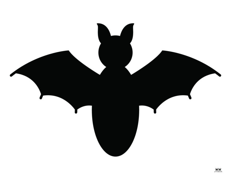 Bat Templates & Coloring Pages - 53 FREE Printables | Printabulls