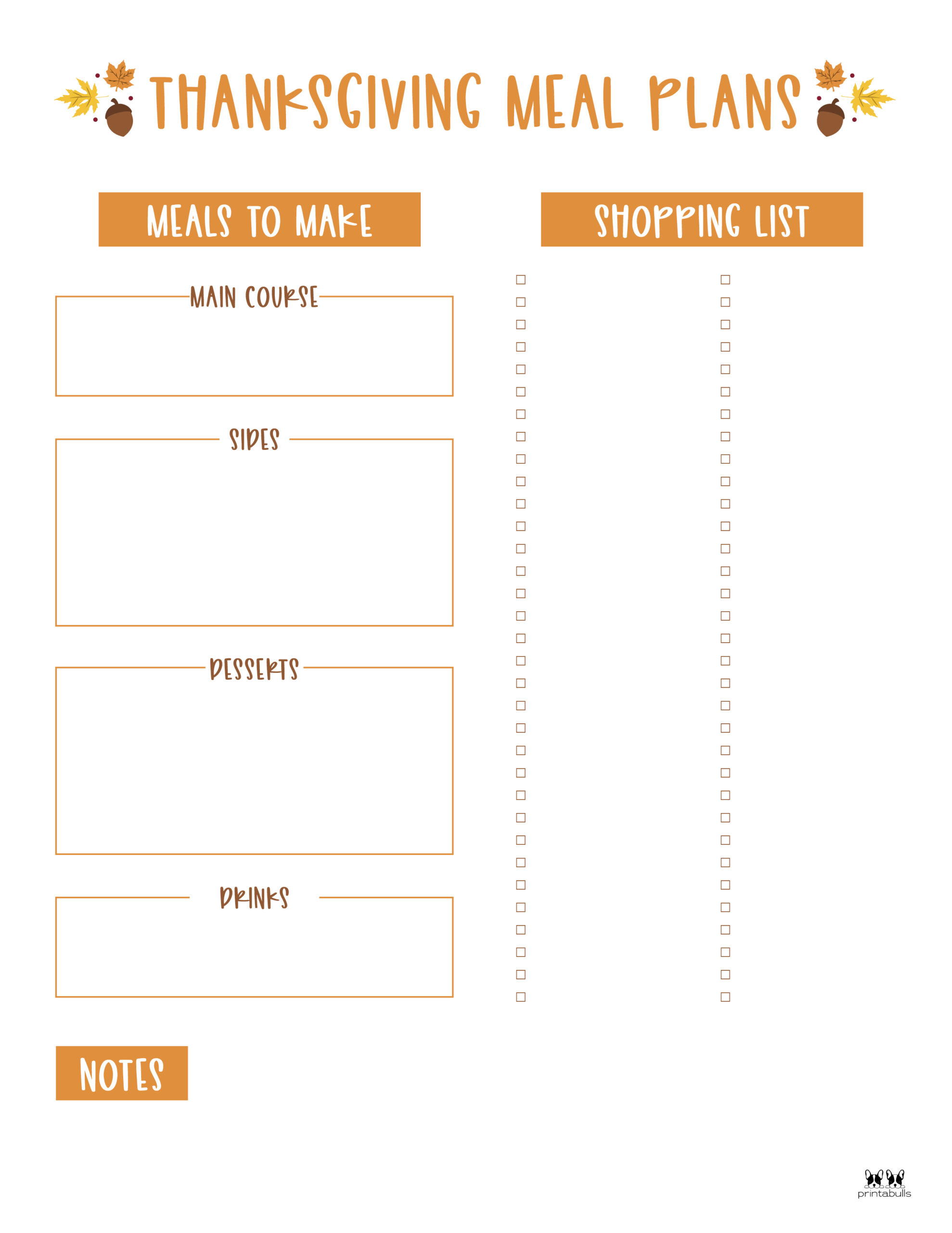 Thanksgiving Shopping Lists Checklists 30 FREE Printables Printabulls Thanksgiving Shopping Lists Checklists 30 FREE Printables Printabulls