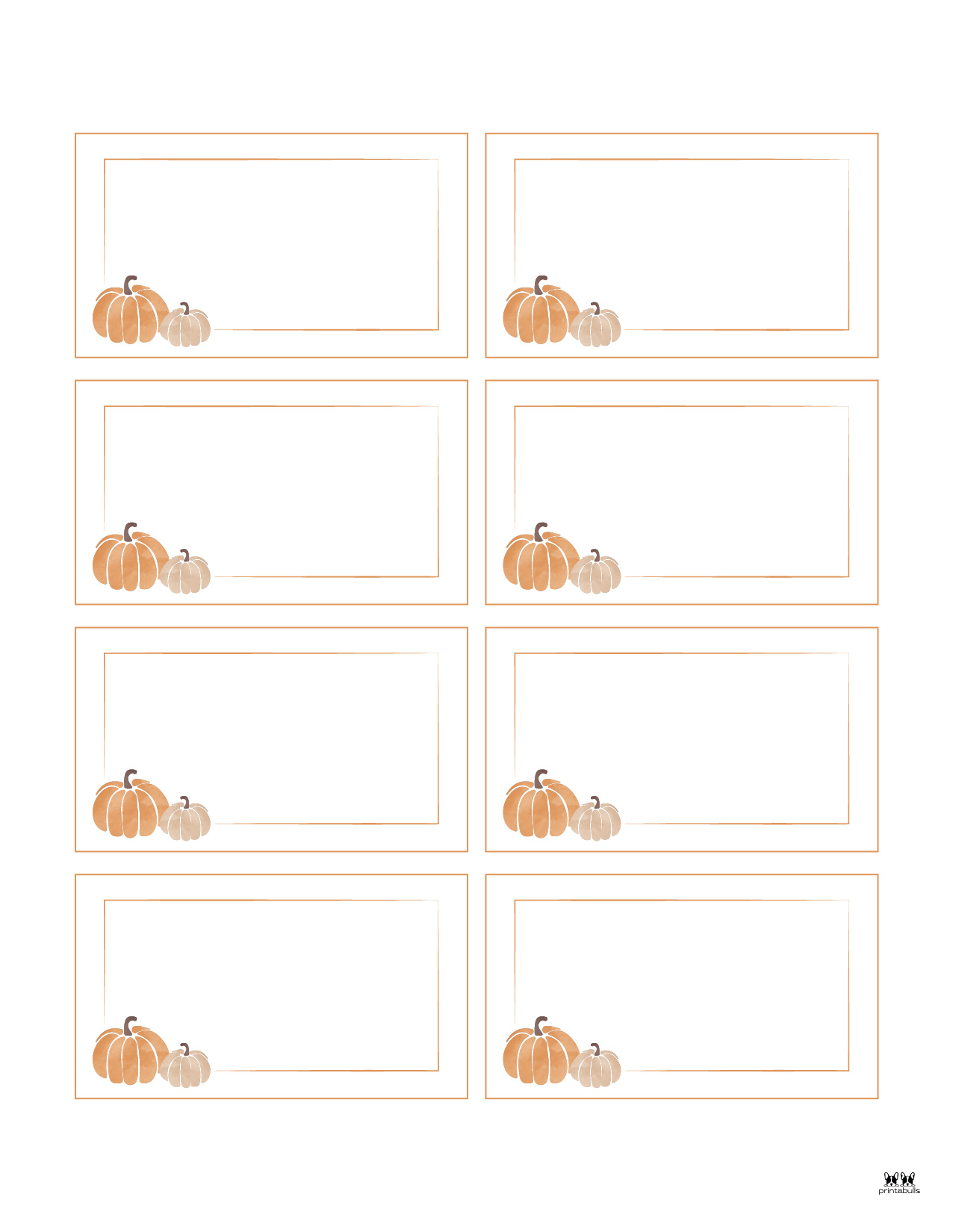 Thanksgiving Place Cards 15 FREE Printable Sets PrintaBulk