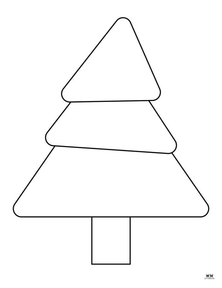 Christmas Tree Coloring Pages & Templates - 22 FREE Printables ...