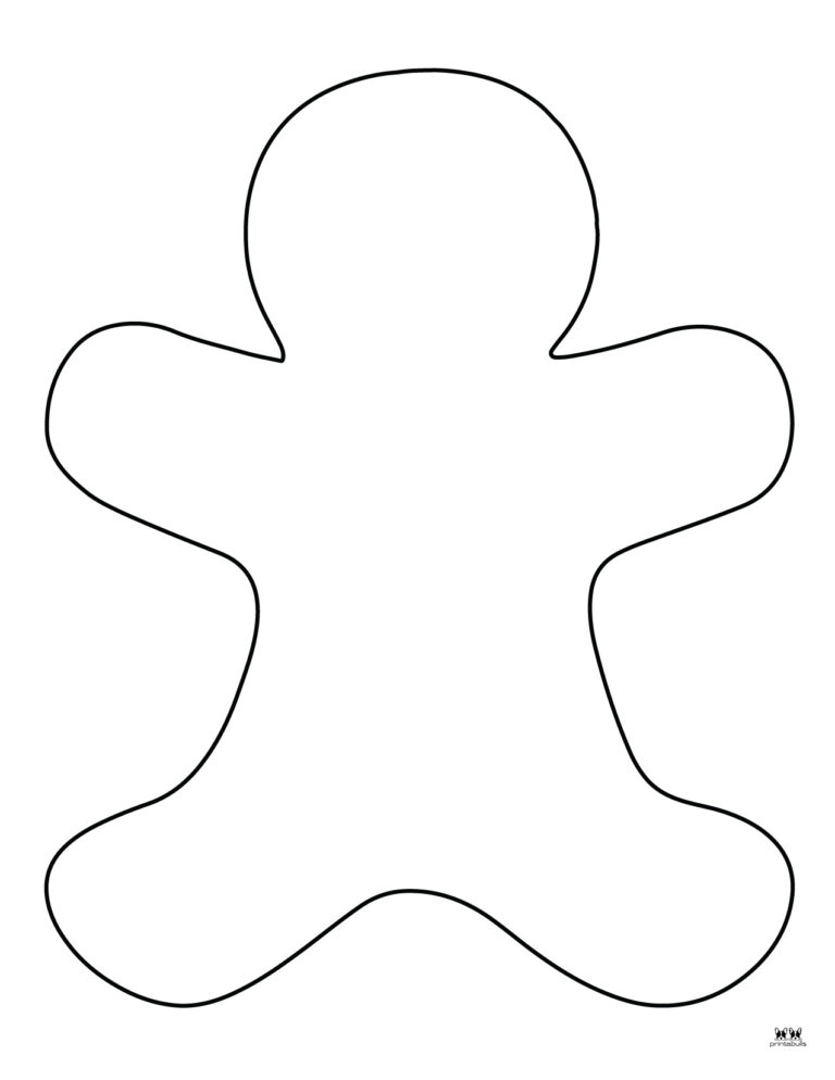 Gingerbread Man Coloring Pages - 20 FREE Printables | Printabulls