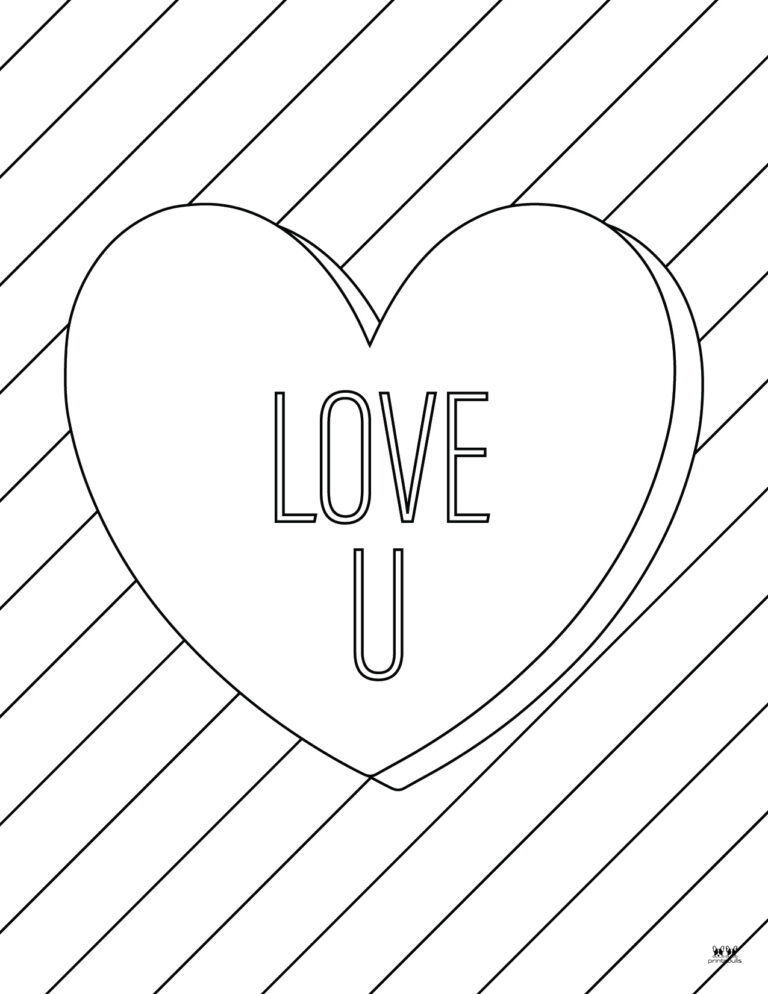 Love & I Love You Coloring Pages - FREE Printables | Printabulls