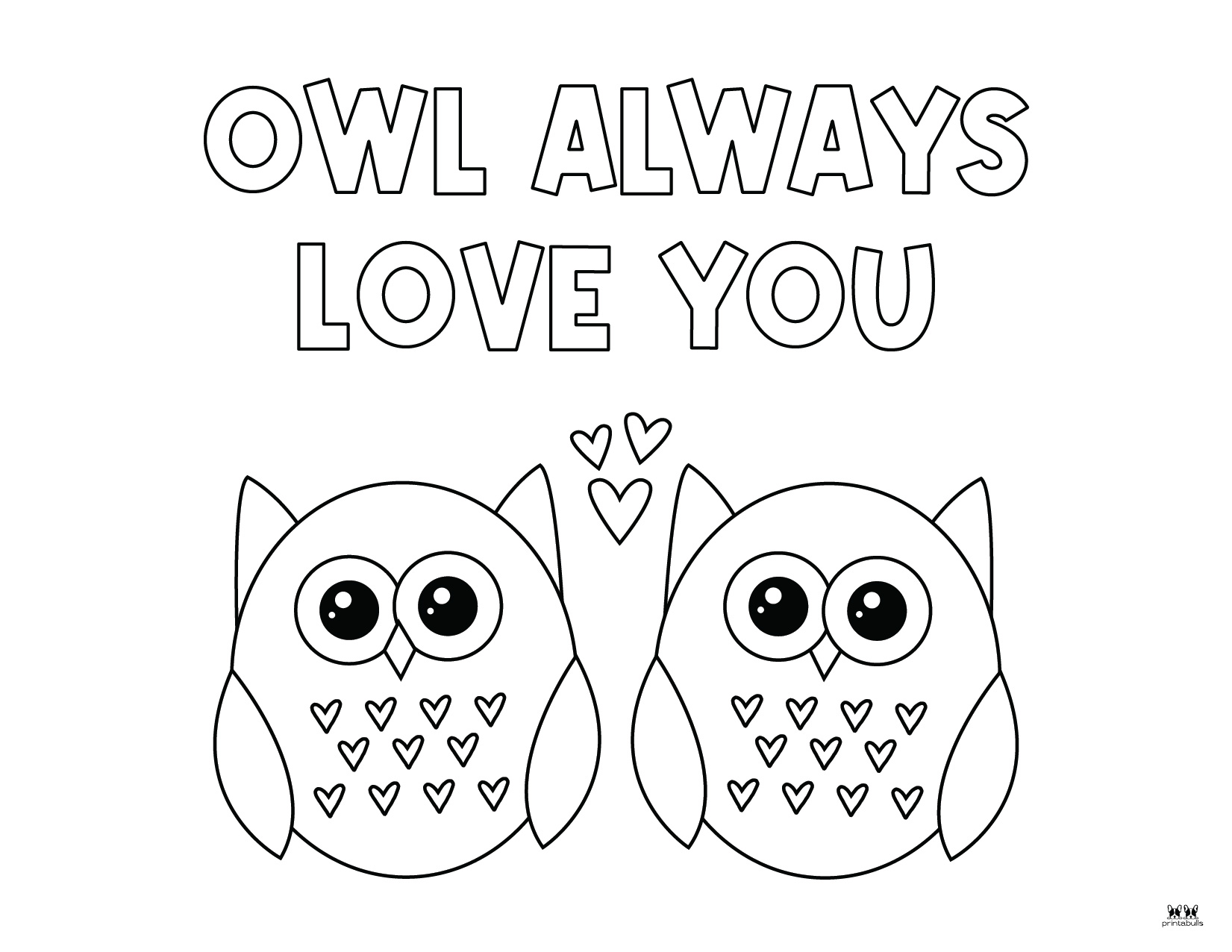 Love & I Love You Coloring Pages - FREE Printables | Printabulls