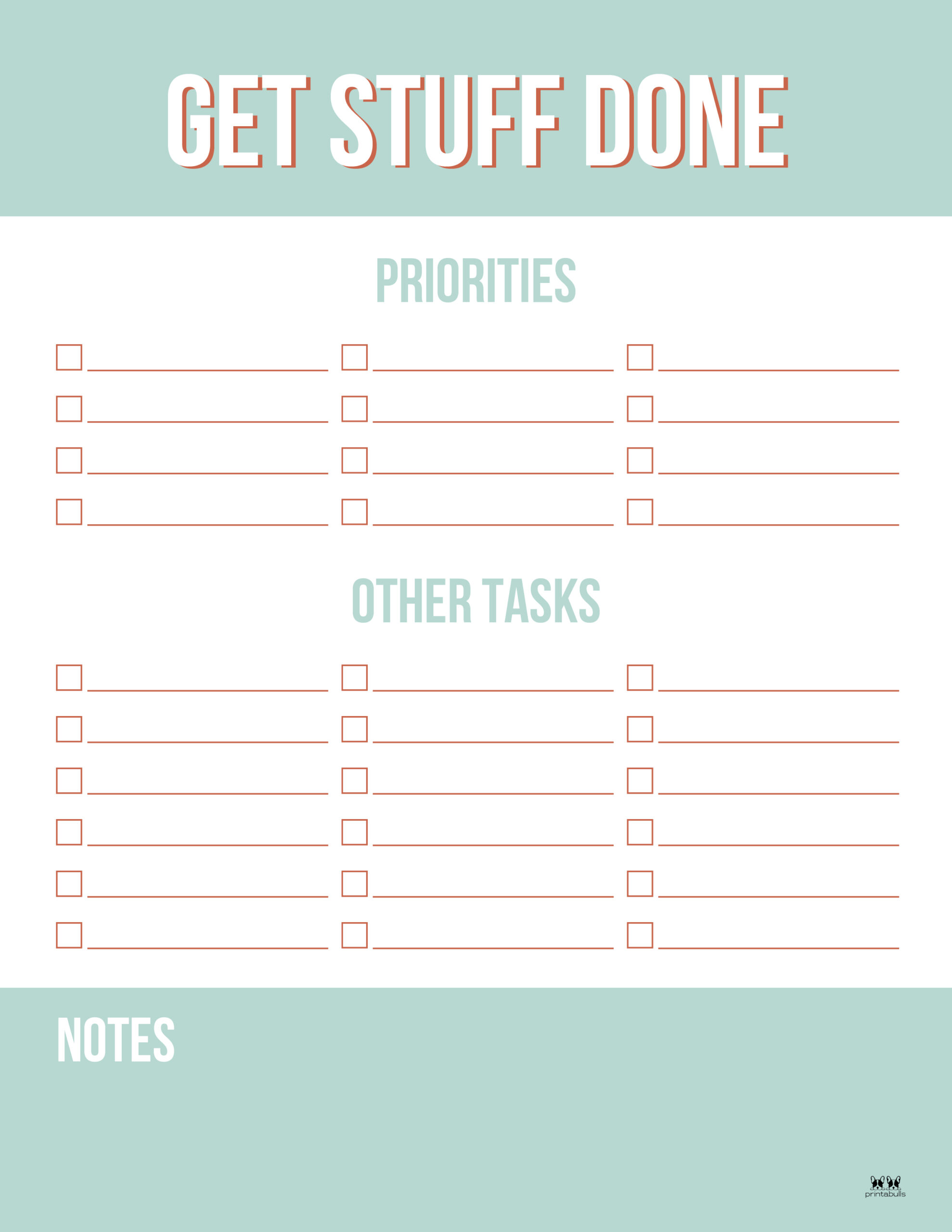 To Do Lists - 31 FREE Printables | Printabulls