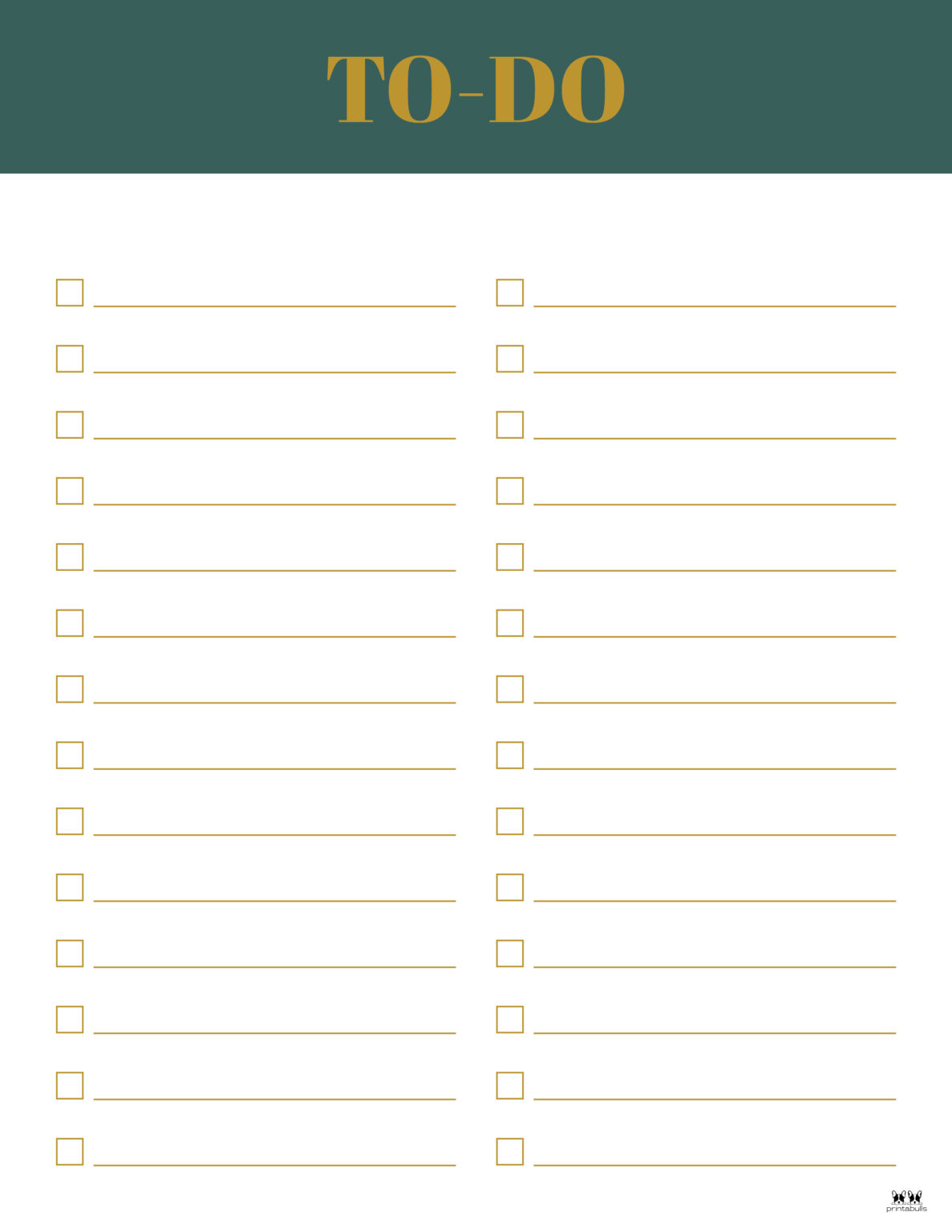 To Do Lists - 31 FREE Printables | Printabulls