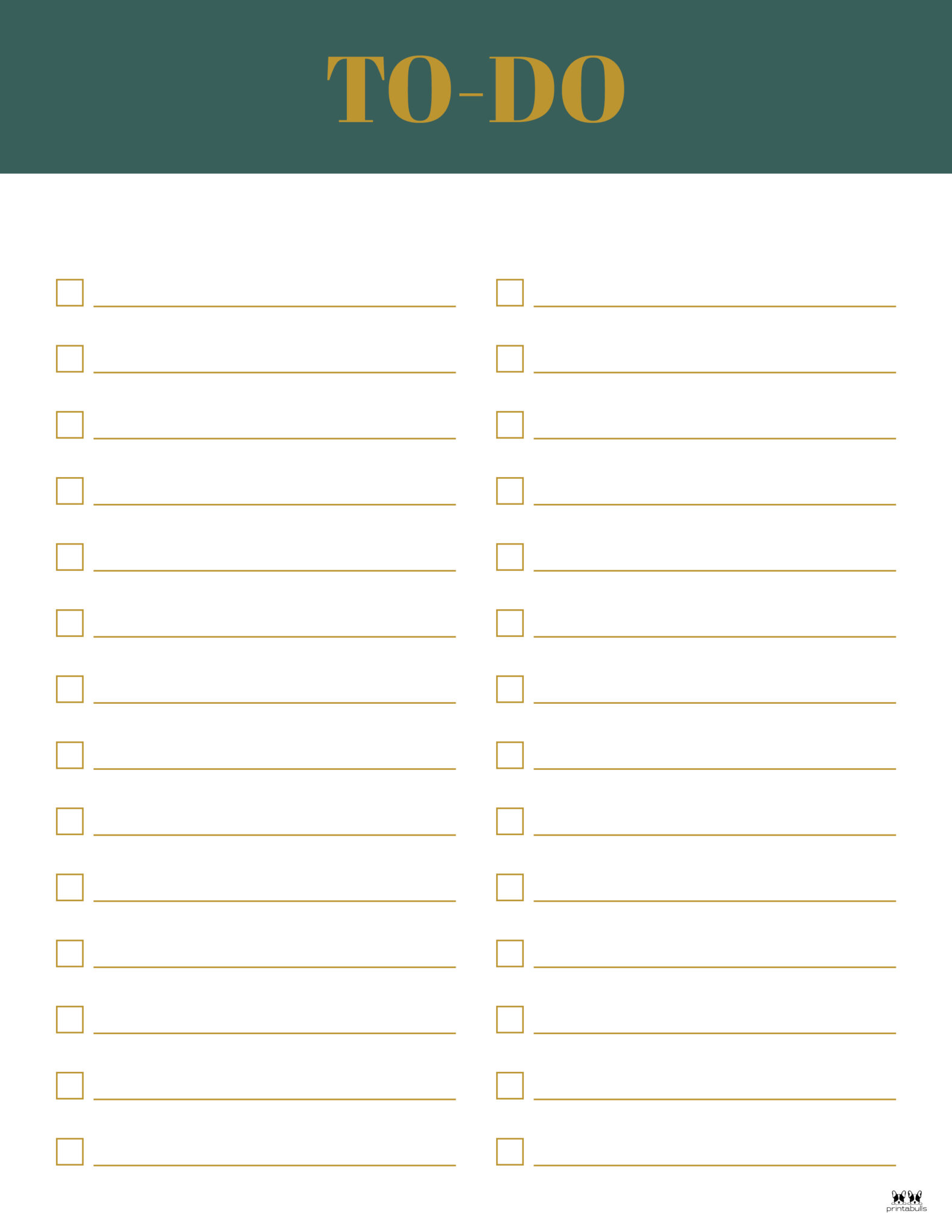 To Do Lists - 31 FREE Printables | Printabulls