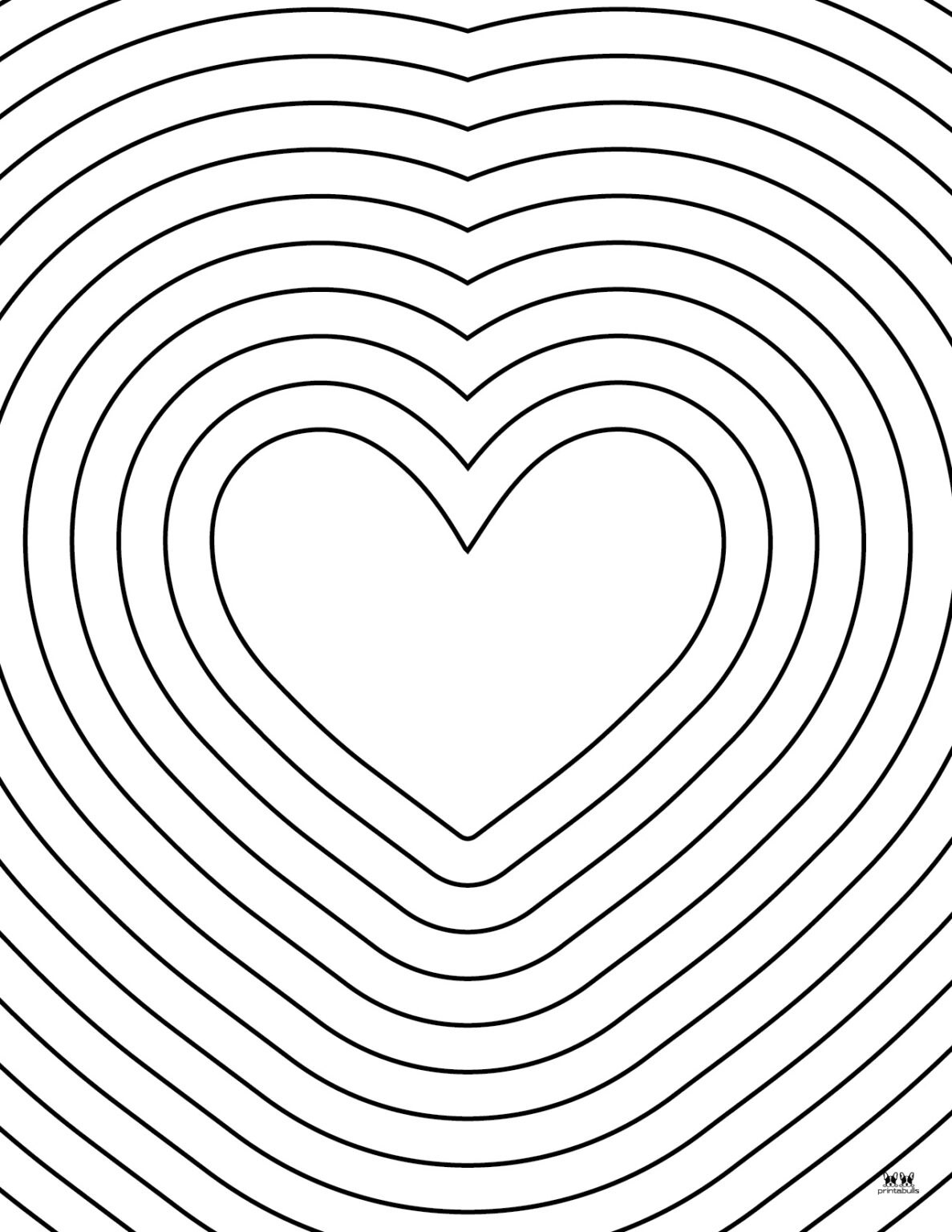 Valentine's Day Coloring Pages - 100 FREE Printables | Printabulls