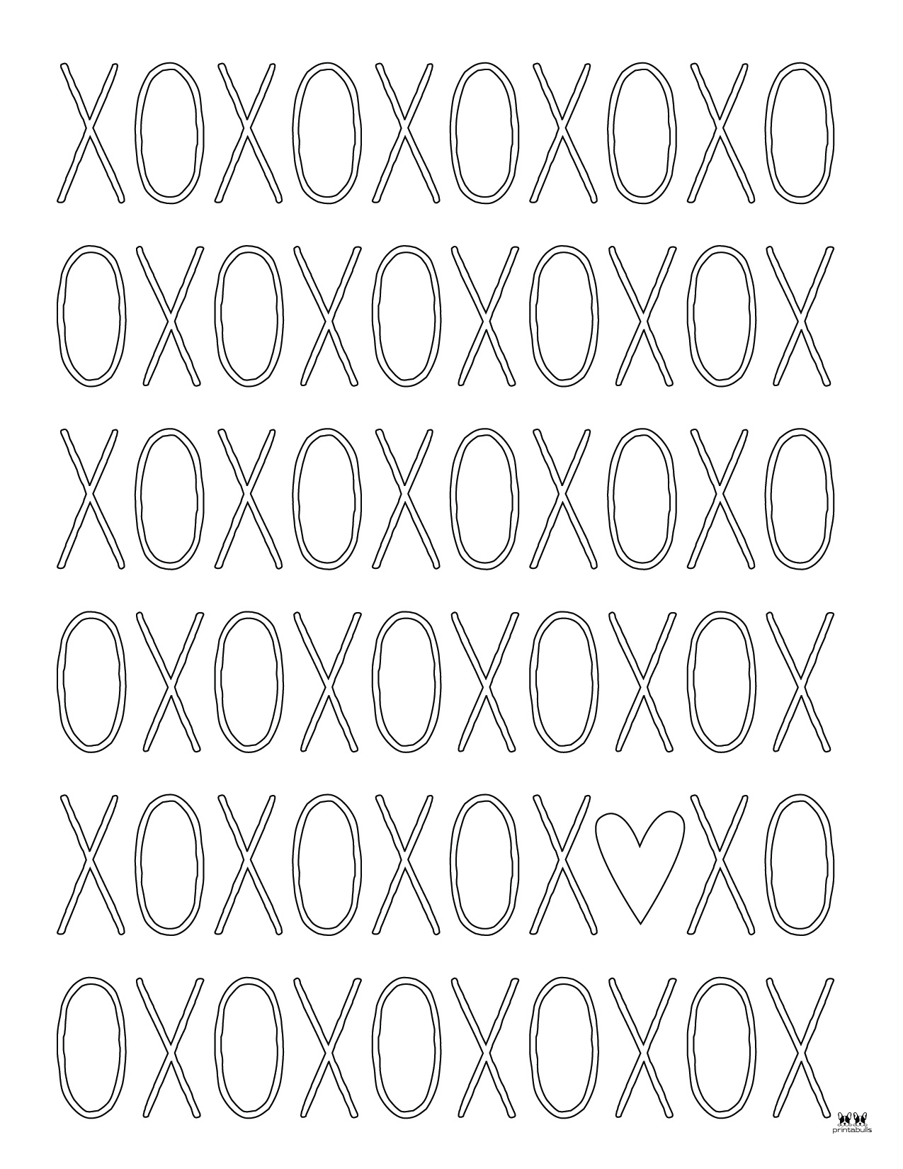 Valentine's Day Coloring Pages - 100 FREE Printables | Printabulls