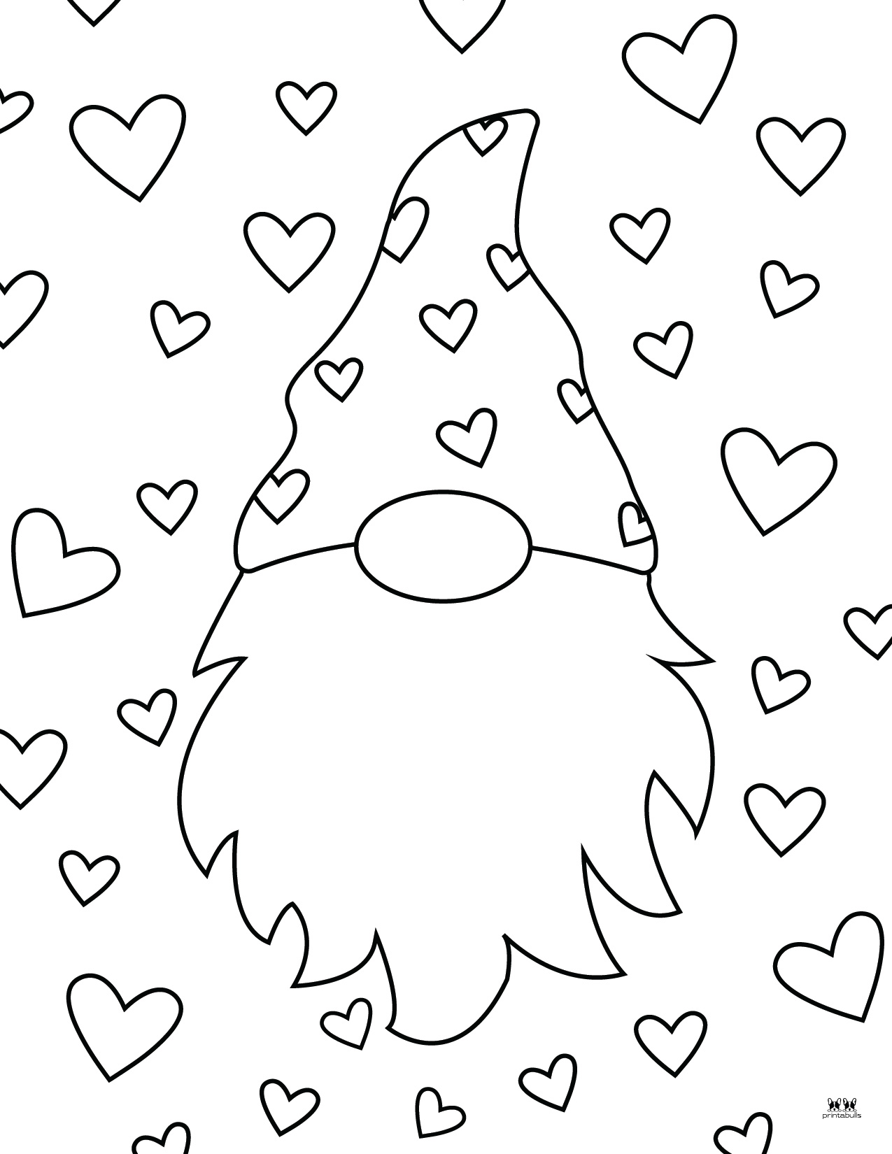 Valentine's Day Coloring Pages - 100 FREE Printables | Printabulls