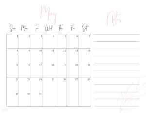 May 2022 Calendars - 25 FREE Printable Calendars | Printabulls