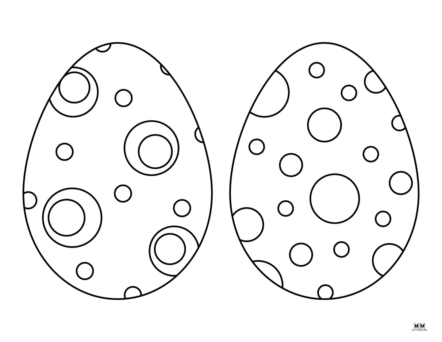 Easter Egg Templates & Coloring Pages - 129 FREE Pages | Printabulls