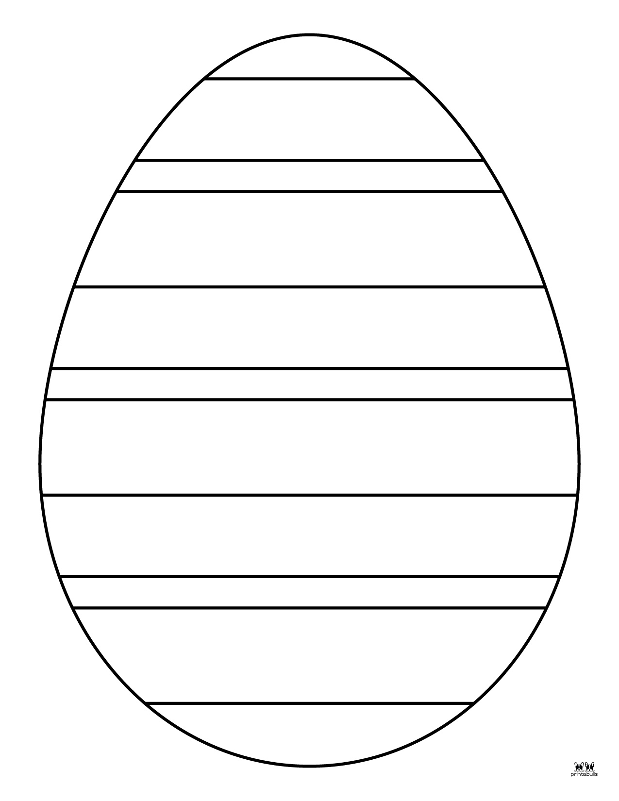 Easter Egg Templates & Coloring Pages - 129 FREE Pages | Printabulls