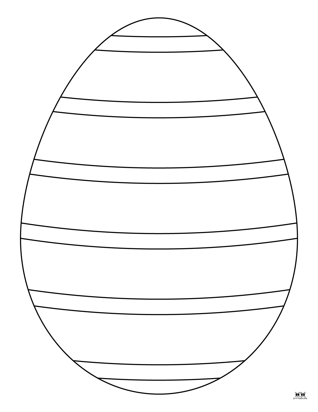 Easter Egg Templates & Coloring Pages - 129 FREE Pages | Printabulls