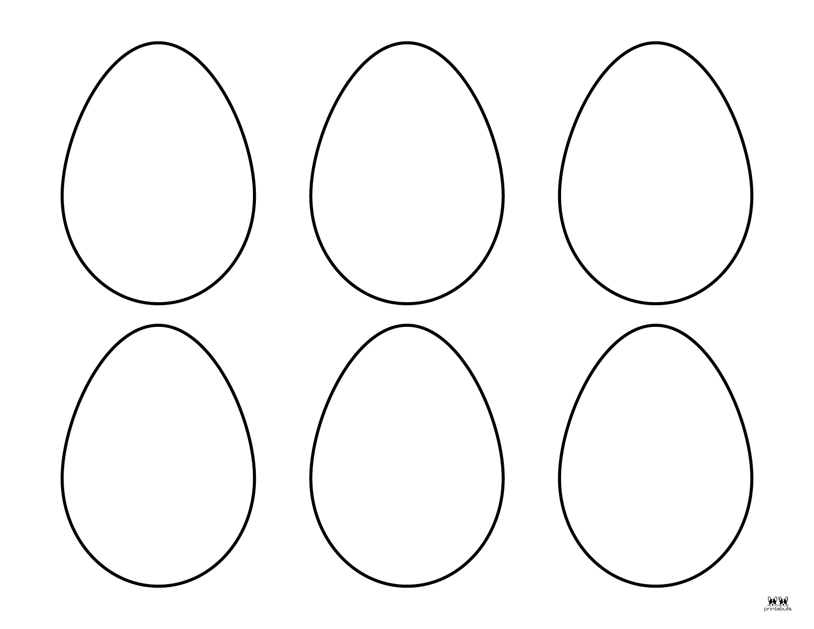 Easter Egg Templates & Coloring Pages - 129 FREE Pages | Printabulls