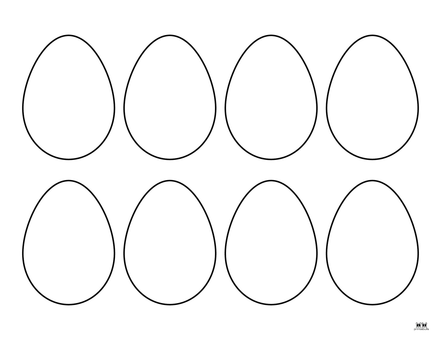 Easter Egg Templates & Coloring Pages - 129 FREE Pages | Printabulls