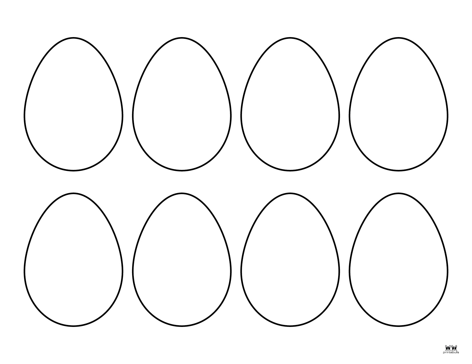 Easter Egg Templates & Coloring Pages - 129 FREE Pages | Printabulls