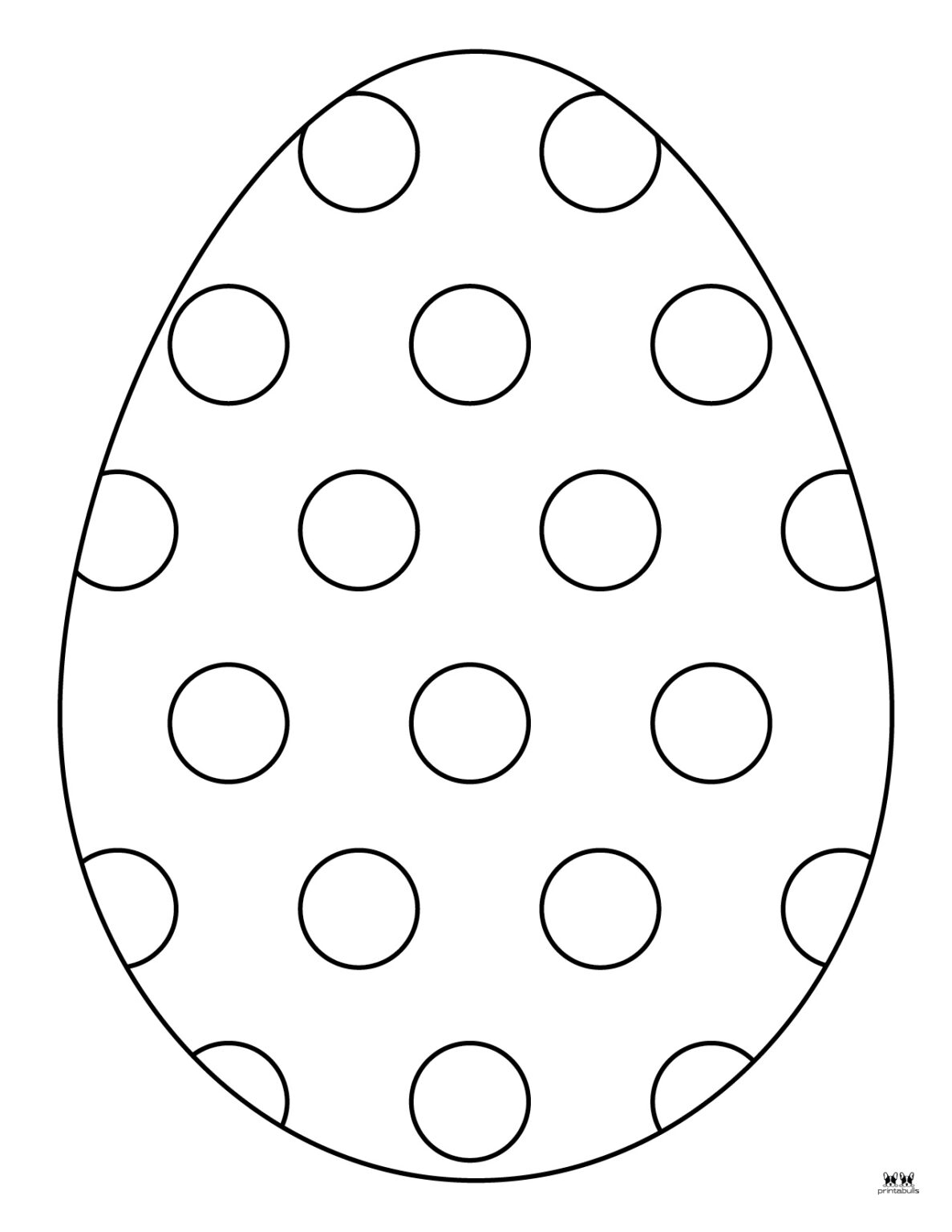 Easter Egg Templates & Coloring Pages - 129 FREE Pages | Printabulls