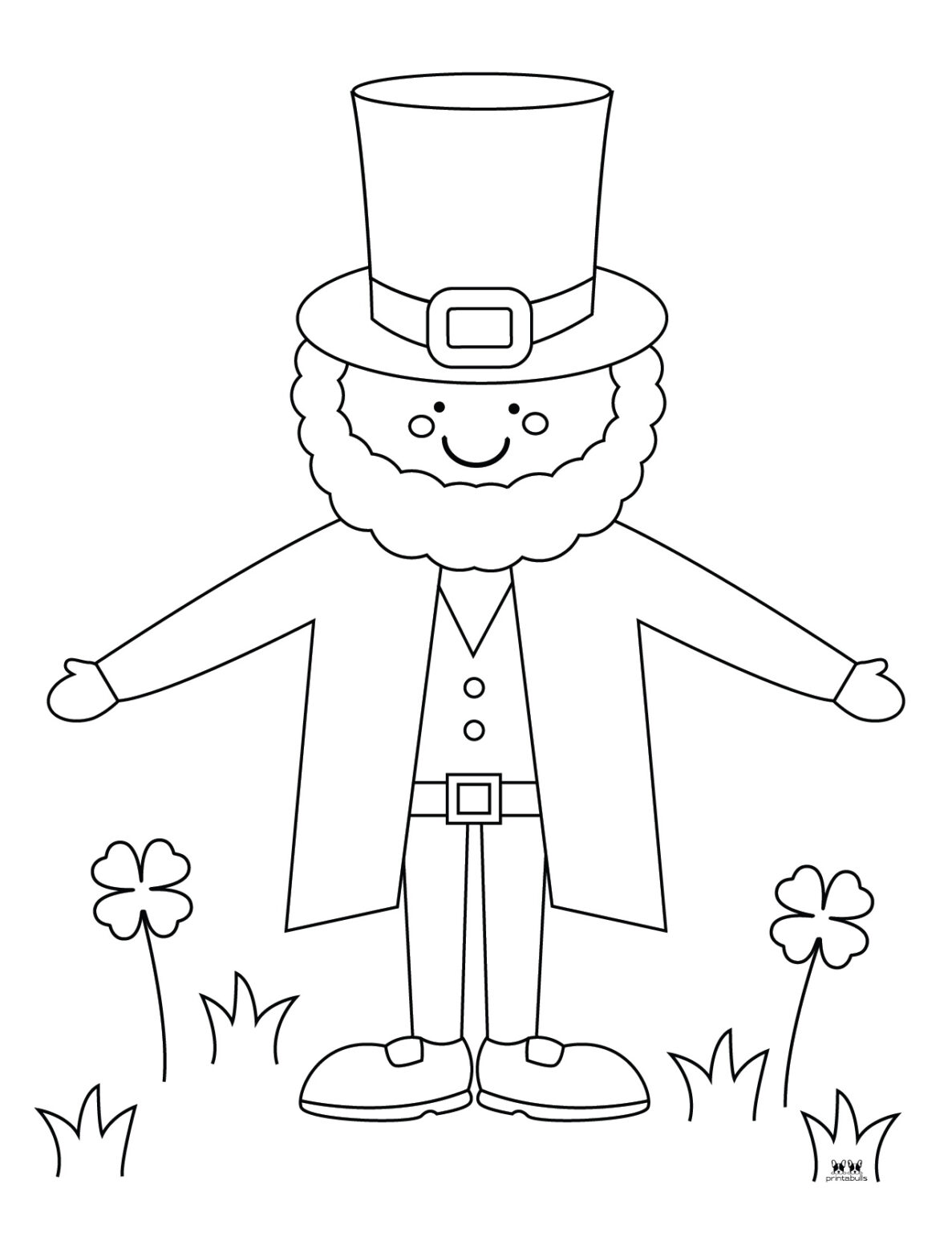 Leprechaun Coloring Pages & Templates - 50 FREE Printables | Printabulls