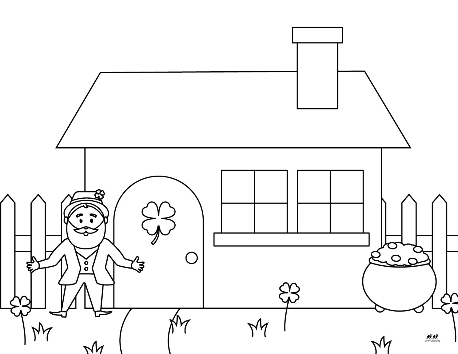 Leprechaun Coloring Pages & Templates - 50 FREE Printables | Printabulls