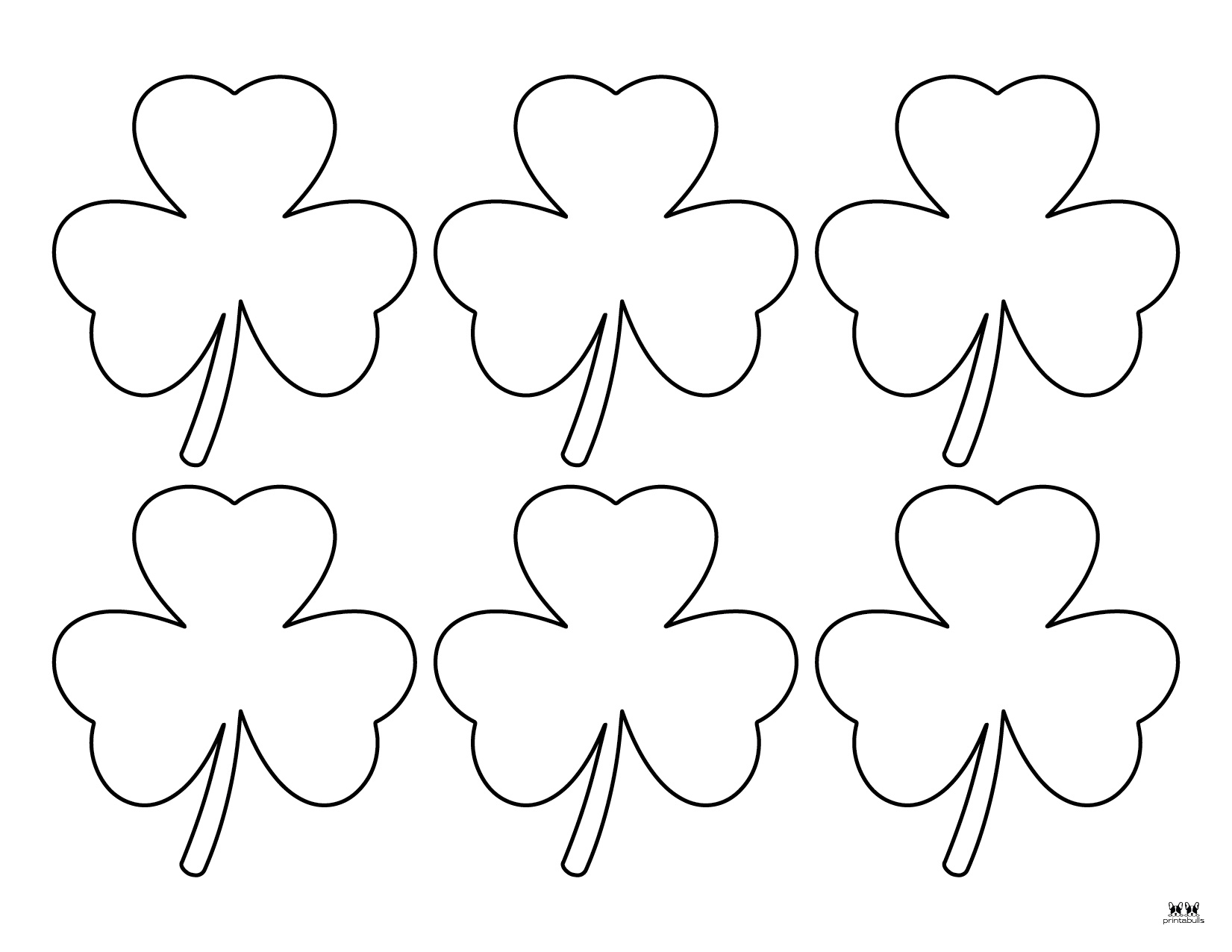 Shamrock Templates & Coloring Pages - 30 FREE Printables | Printabulls