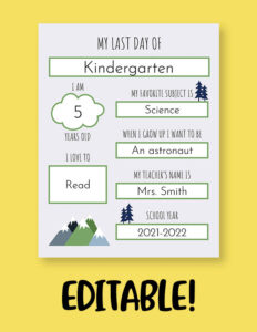 Last Day of School Signs - 300+ FREE Printables | Printabulls