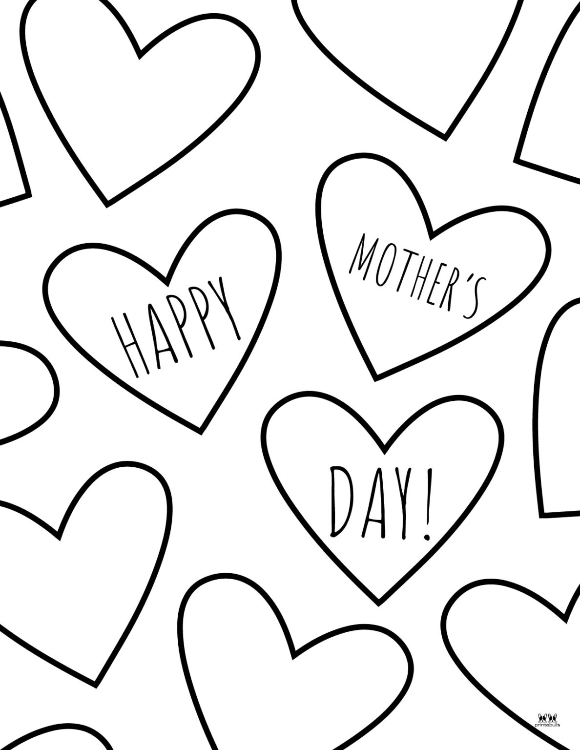 Mother's Day Coloring Pages - 50 FREE Printables | Printabulls