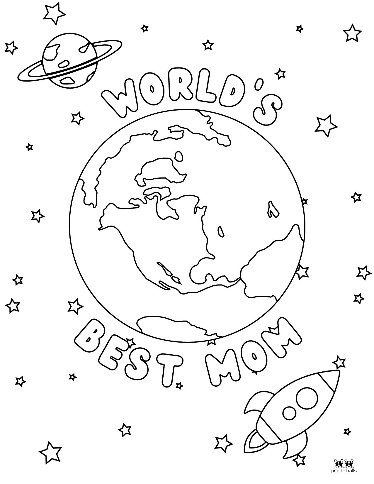 Mother's Day Coloring Pages - 50 FREE Printables - PrintaBulk