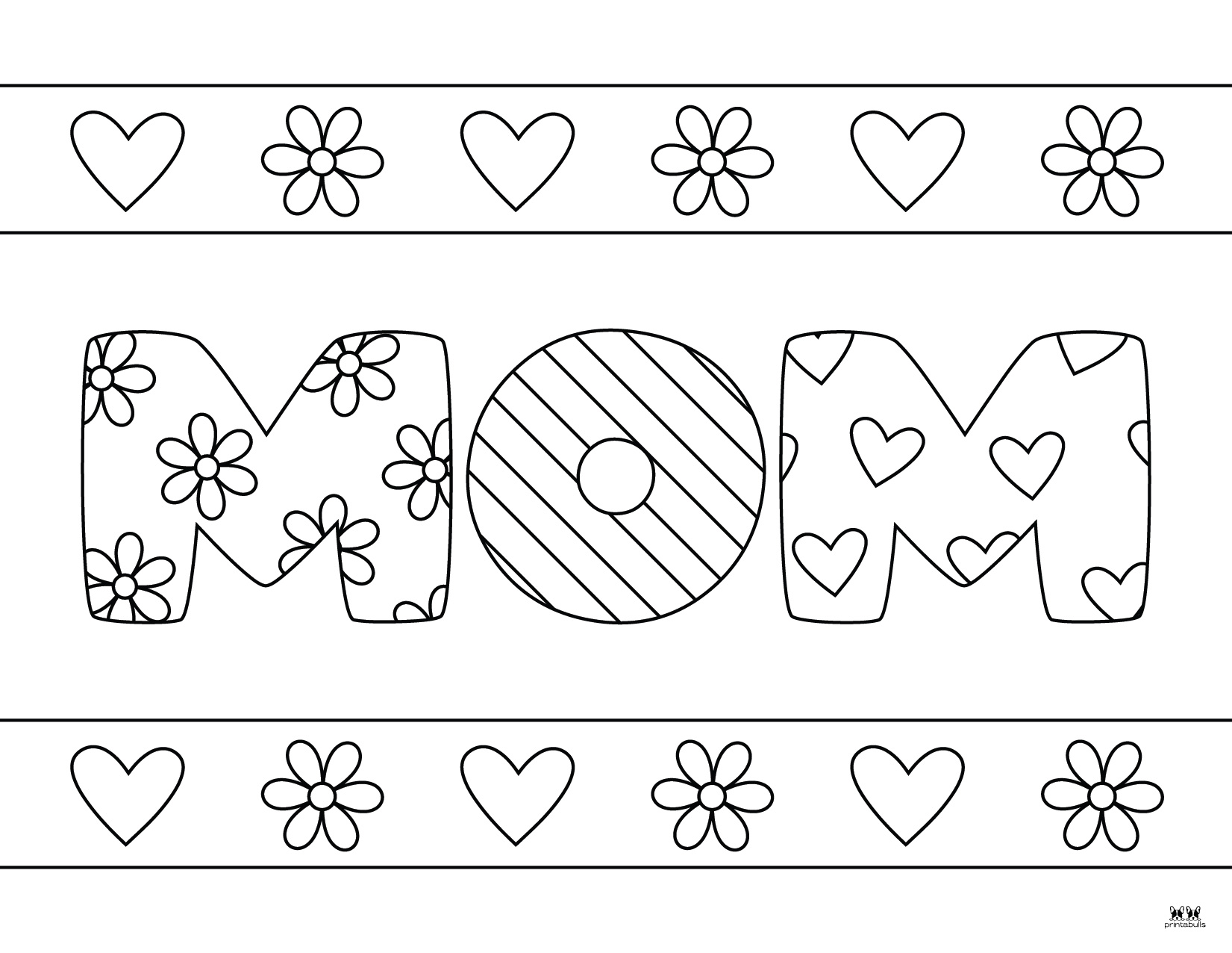 Mother's Day Coloring Pages - 50 FREE Printables | Printabulls