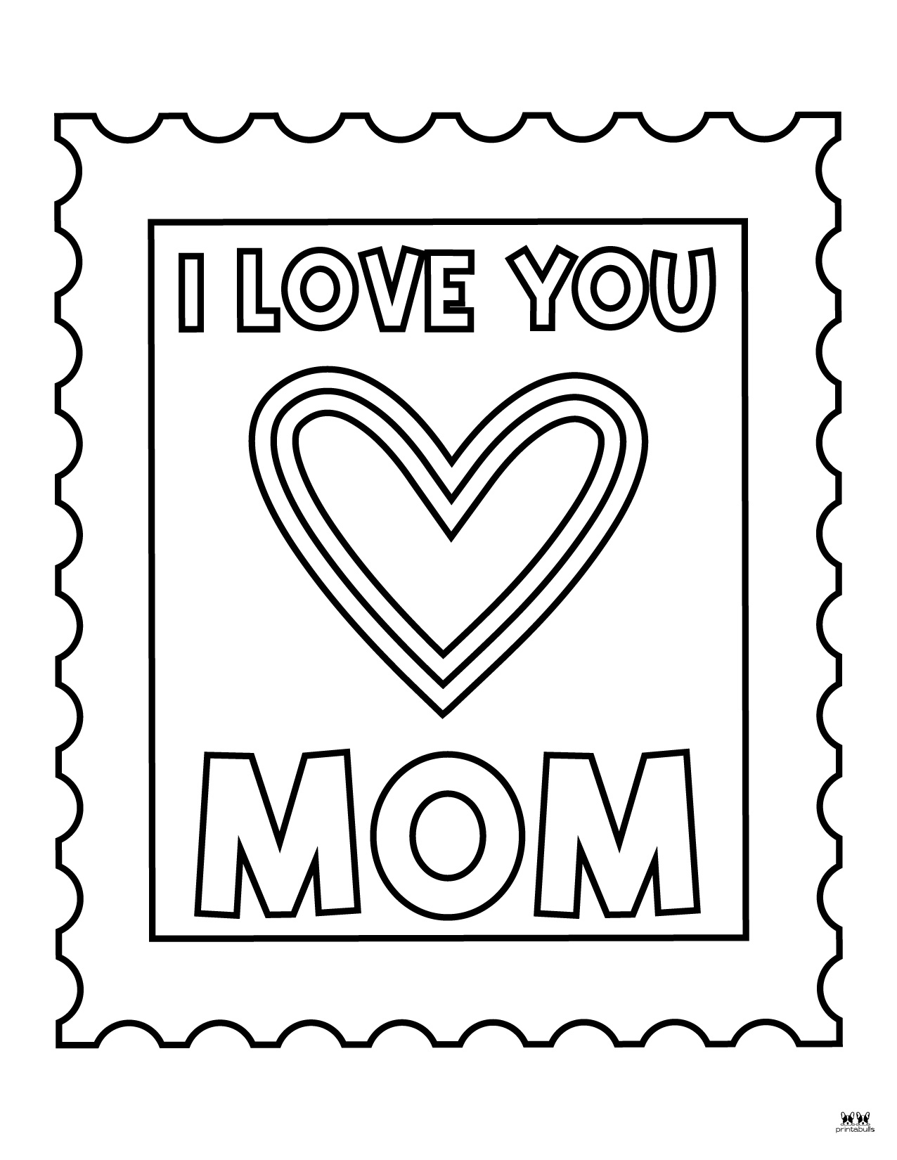 Mother's Day Coloring Pages - 50 FREE Printables | Printabulls