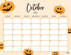 October 2022 Calendars - 50 FREE Printables | Printabulls
