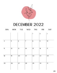December 2022 Calendars - 50 FREE Printables | Printabulls