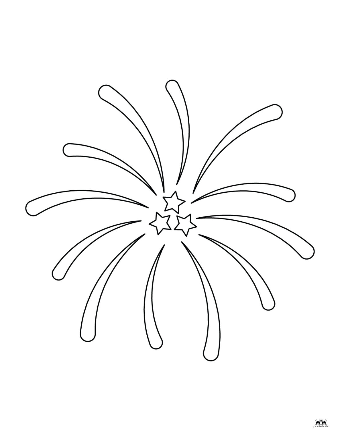 Firework Coloring Pages - 30 FREE Printables | Printabulls