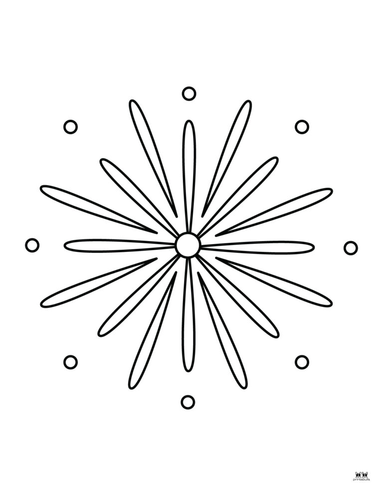 Firework Coloring Pages - 30 FREE Printables | Printabulls
