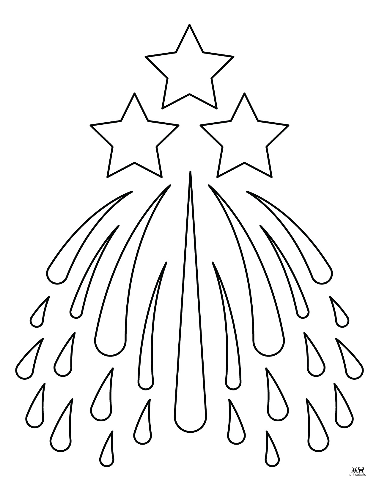 Firework Coloring Pages - 30 FREE Printables | Printabulls