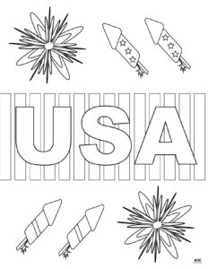 Firework Coloring Pages - 30 FREE Printables | Printabulls