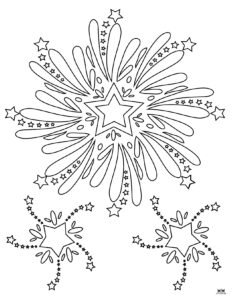 Firework Coloring Pages - 30 FREE Printables | Printabulls