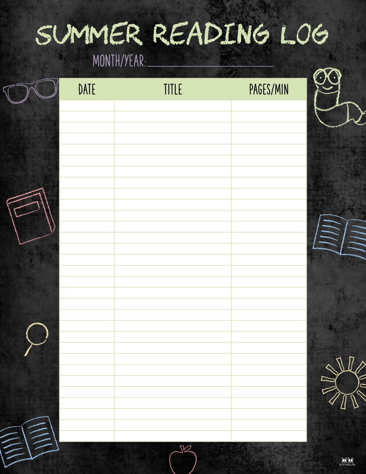 Reading Logs - 21 FREE Printables | Printabulls