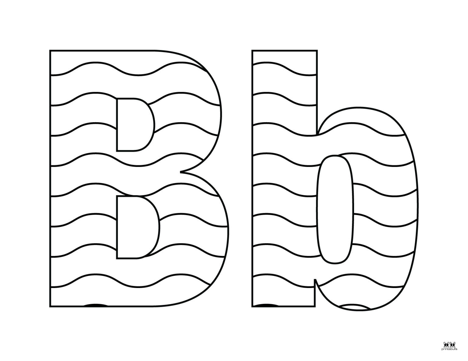 Letter B Coloring Pages - 15 FREE Pages | Printabulls