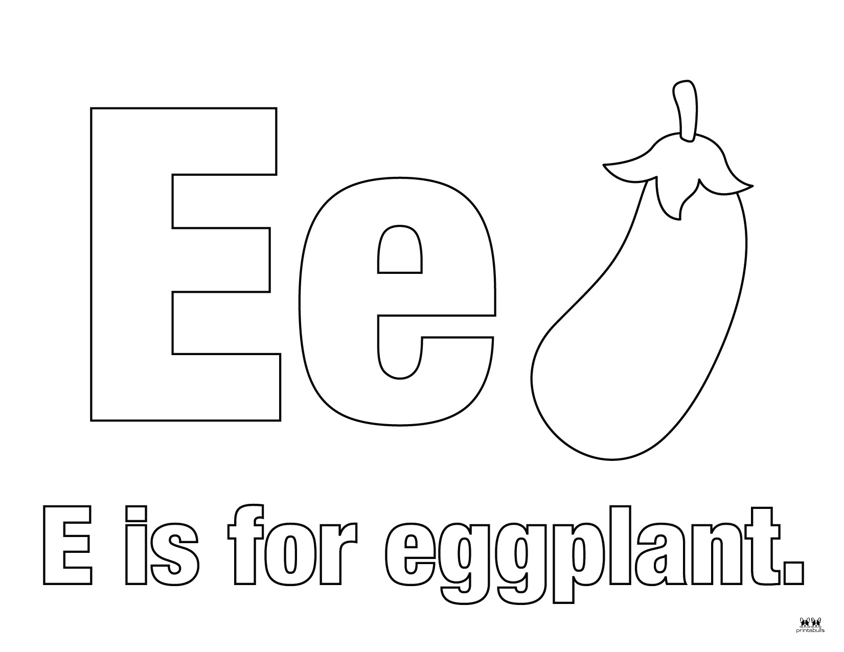 Letter E Coloring Pages - 15 FREE Pages | Printabulls