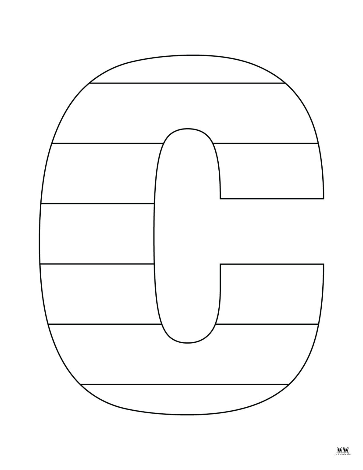Letter C Coloring Pages - 15 FREE Pages | Printabulls