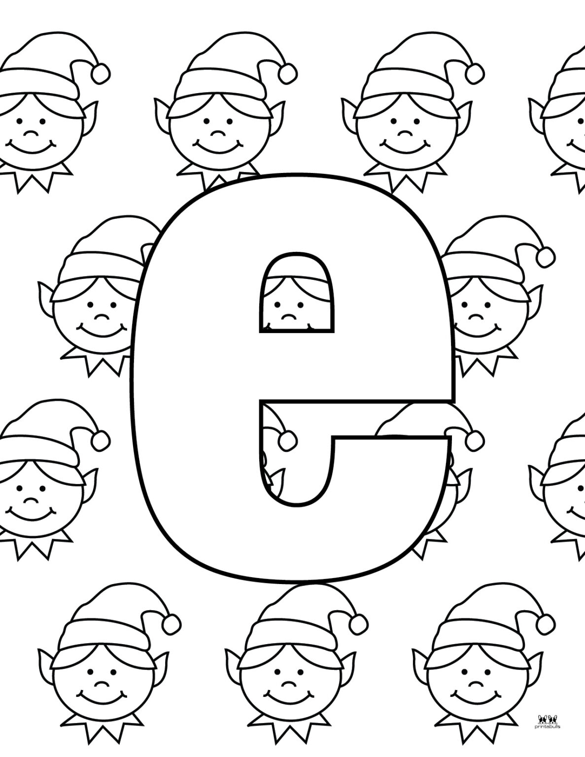 Letter E Coloring Pages - 15 FREE Pages | Printabulls