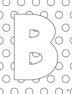 Letter B Coloring Pages - 15 FREE Pages | Printabulls
