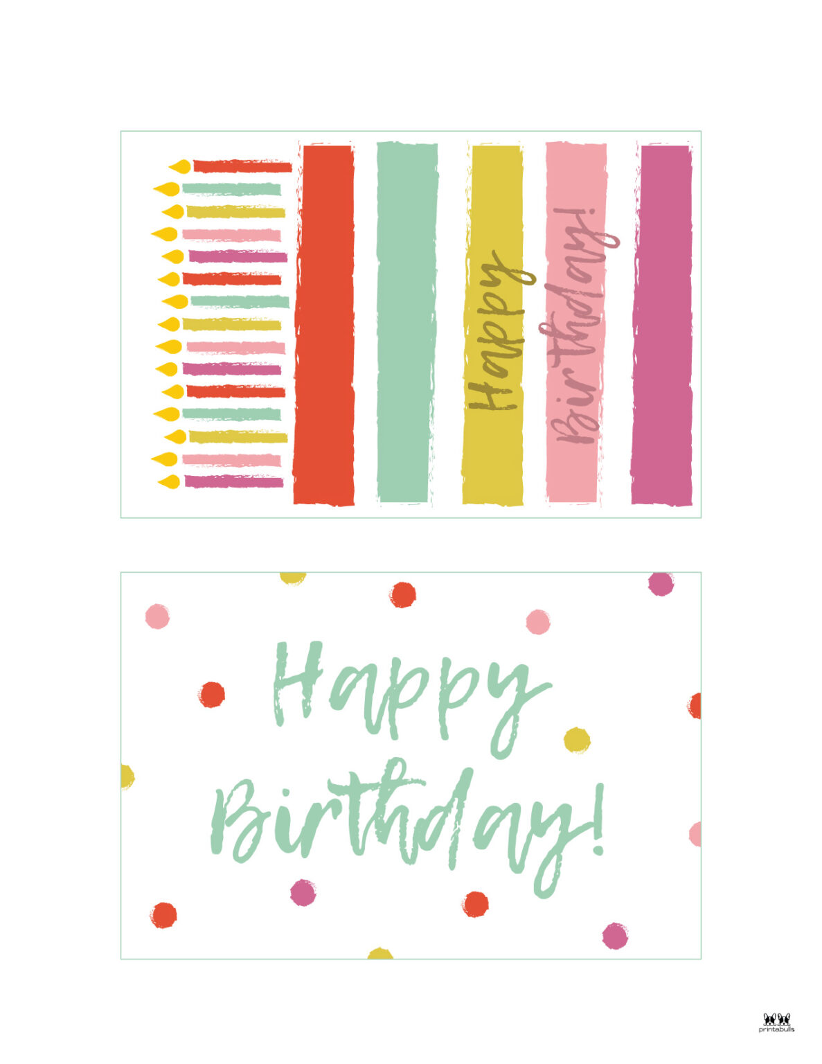 Printable Birthday Cards - 110 FREE Birthday Cards | Printabulls