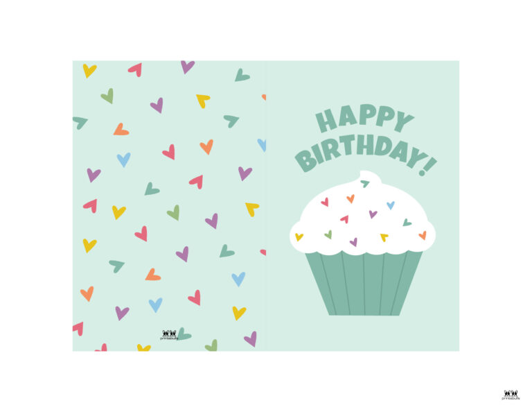 Printable Birthday Cards - 110 FREE Birthday Cards | Printabulls