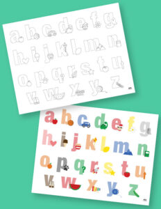 ABC Coloring Pages - 10 FREE A to Z Pages | Printabulls