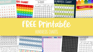 Hundreds Charts - 25 FREE Printables | Printabulls