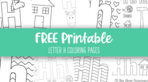 Letter H Coloring Pages - 15 FREE Pages | Printabulls