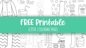 Letter J Coloring Pages - 15 FREE Pages | Printabulls