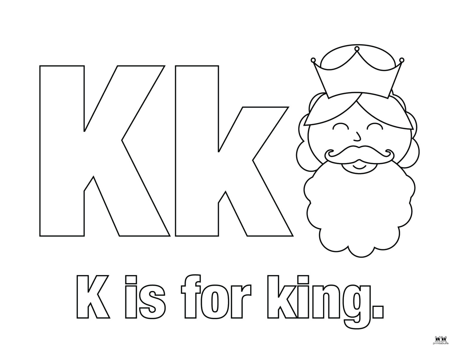 Letter K Coloring Pages - 15 FREE Pages | Printabulls