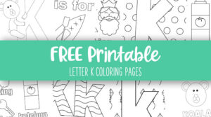 Letter K Coloring Pages - 15 FREE Pages | Printabulls